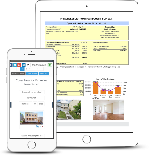 Land Development Project Management Software - Rehab Valuator