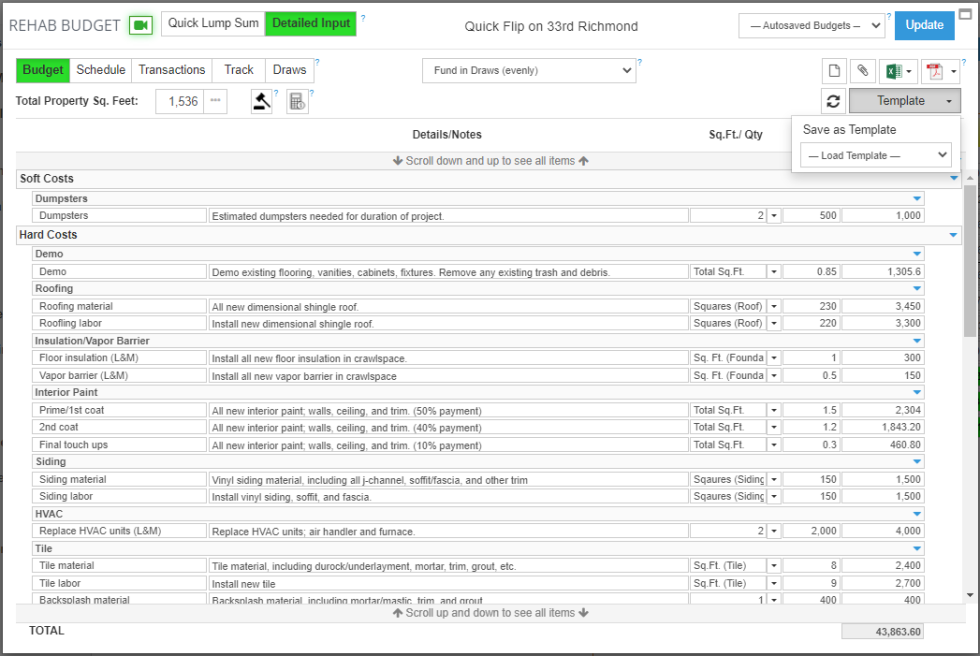 Real Estate Fix and Flip Software - Rehab Valuator