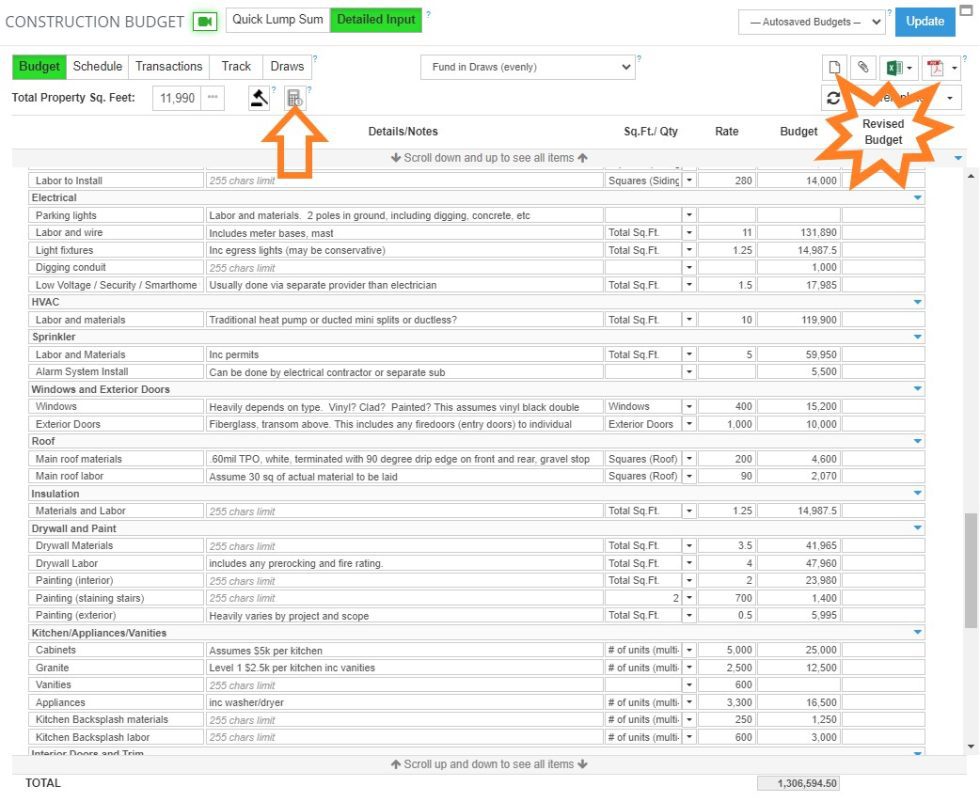Rehabbing Accounting Software - Rehab Valuator
